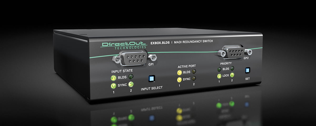 DirectOut has given their popular EXBOX.BLDS MADI redundancy switch a ...