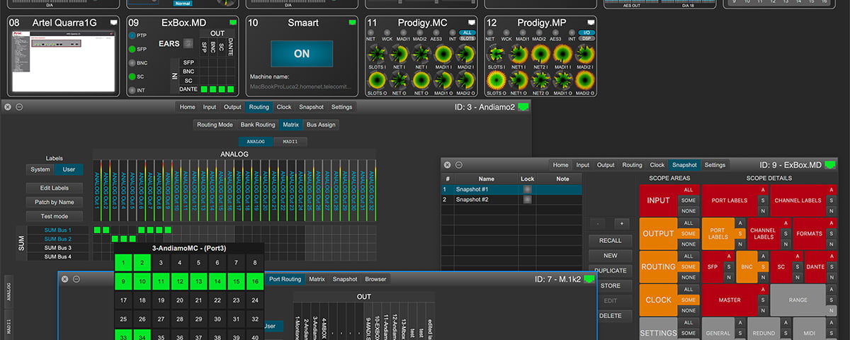 Snapshots introduced with globcon beta 0.6 - DirectOut